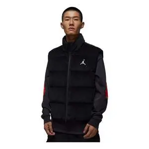JORDAN Air Flight Down Vest - Black/black