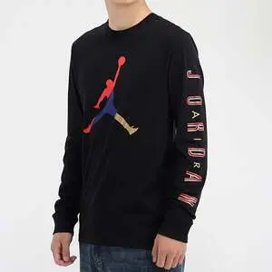 JORDAN Multi-color Alphabet Logo Long Sleeves
