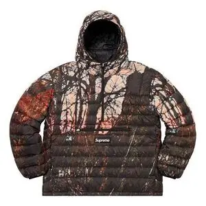 Supreme Micro Down Half Zip Hooded Pullover - Multi-color