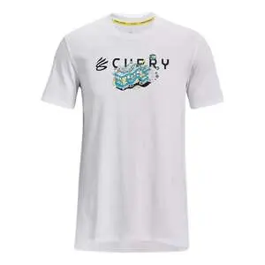 Under Armour X Curry Trolly Heavyweight T-shirt - White