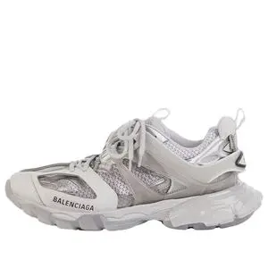 Balenciaga Track Clear Sole Sneakers - Gray/white