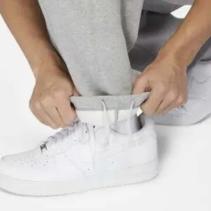 Nike Swoosh Open-hem Sweatpants Asia Sizing 'grey