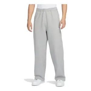 Nike Swoosh Open-hem Sweatpants Asia Sizing 'grey - Grey/white