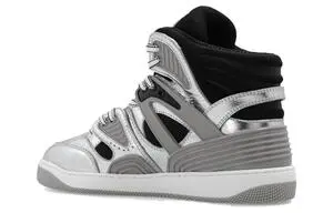 Gucci Basket High-top Sneakers - Silver/black