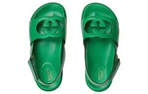 Gucci Interlocking G Leather Sandals