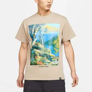 Nike Crater Lake Short Sleeve T-shirt - Khaki