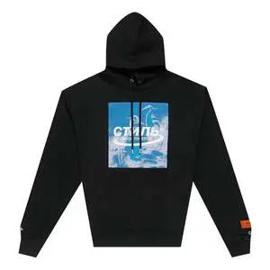 Heron Preston Hoodie - Black/blue