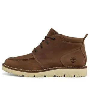 Timberland Westmore Moc Toe Chukka Boots - Brown/white