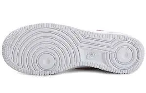Nike Force 1 '07 Low Top Sneakers - White/red