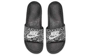 Nike Benassi Jdi Print Slides - Black