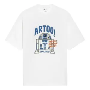 LI-NING X Star Wars Graphic T-shirt 'white Blue - White/blue