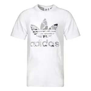 Adidas Originals Camo Trefoil T-shirt - White