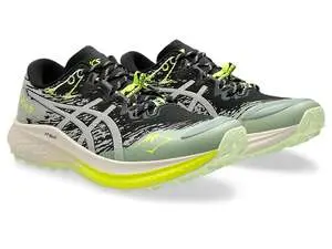 Asics Fuji Lite Trail Running Sneakers - Black/oatmeal
