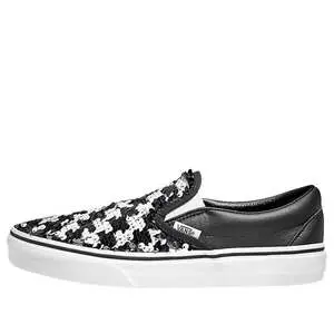 VANS Classic Slip-on Embellished Sequined Sneakers - Black/white