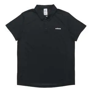 Adidas Training Sports Short-sleeve Polo Shirt - Black