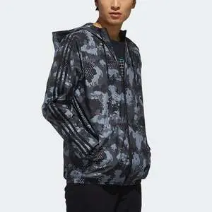 Adidas Camouflage Hooded Casual Jacket