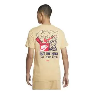 Nike Nsw Logo T-shirt Asia Sizing - Beige