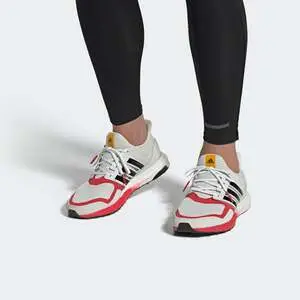 Adidas Ultraboost Dna 'grey Lush Red' Sneakers - Grey/red
