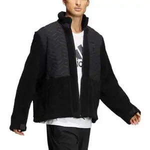 Adidas Logo Full Zip Fleece Jacket