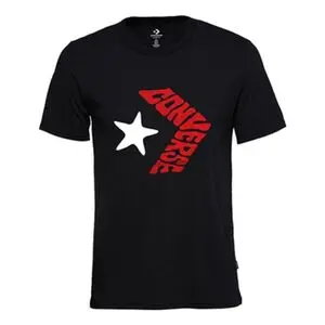 CONVERSE Bubble Chevron Tee Asia Sizing - Black