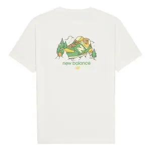 NEW BALANCE New Balance Shoe Graphic T-shirt Asia Sizing 'white' White