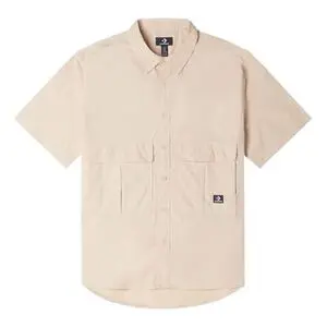 CONVERSE Woven Cargo Shirt Asia Sizing - Light Brown