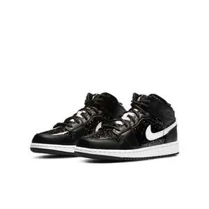 JORDAN 1 Mid Se 'black Glitter' Sneakers