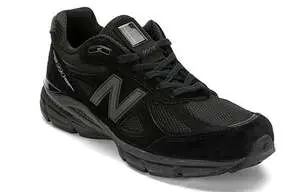 NEW BALANCE 990v4 Made In Usa Athletic Sneakers - Black