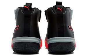 PUMA Legacy Disrupt Mid Top Sneakers - Black/red