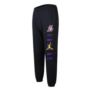 JORDAN Nba Courtside Statement Edition Los Angeles Lakers Bundle Feet Sports Long Pants - Black