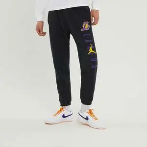 JORDAN Nba Courtside Statement Edition Los Angeles Lakers Bundle Feet Sports Long Pants - Black