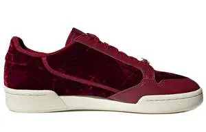 Adidas Continental 80 Velvet Pack Sneakers - Red