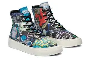CONVERSE Skid Grip High Top "beat The World" Sneakers