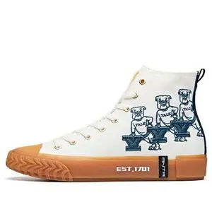 ANTA X Yale Canvas High Top Sneakers