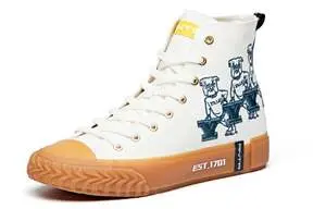 ANTA X Yale Canvas High Top Sneakers