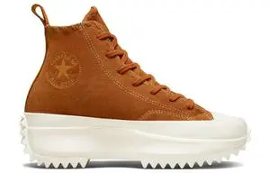CONVERSE Run Star Hike Platform High Top "embroidered Floral - Brown