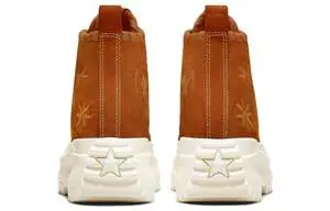 CONVERSE Run Star Hike Platform High Top "embroidered Floral - Brown