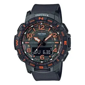 Casio Pro Trek Multifunction Outdoor Mountaineering Sports Watch Analog - Black