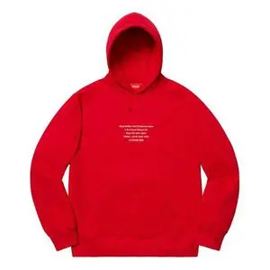 Supreme Hq Hooded Sweatshirt - Red