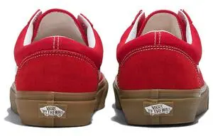 VANS Style 36 Gum Low Top Lace Up Sneakers - Red