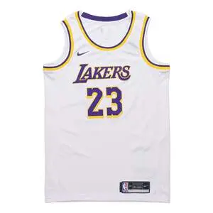 Nike Nba Los Angeles Lakers Association Swingman Jersey #23 - White/yellow