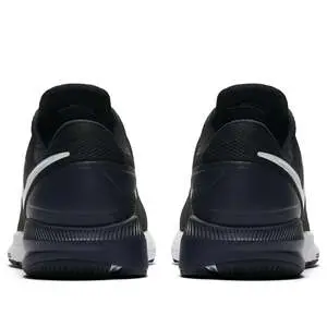 Nike Zoom Structure 22 Athletic Sneakers - Black/white-gridiron