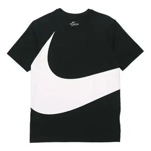 Nike Big Swoosh Sports Short Sleeve T-shirt - Black