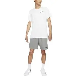 Nike Dri-fit Superset Short Sleeve Performance Top - White