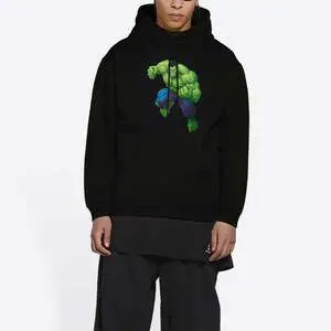 Balenciaga X Marvel Hulk Hoodie - Black