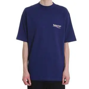 Balenciaga Political Campaign T-shirt Large Fit - Blue