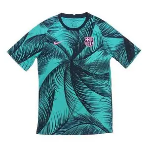 Nike Fc Barcelona 20-21 European Championship Training Jersey - Green