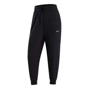 Nike High-waisted 7/8 French Terry Joggers - Black