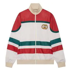 Gucci Mesh Fabric Zip Jacket