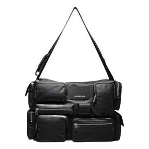 Balenciaga Superbusy Large Sling Bag - Black